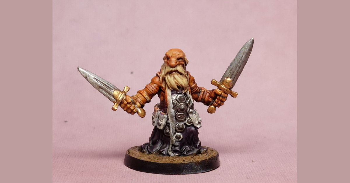 Massive Darkness: Dwarf Agent | Painted Boardgame minis