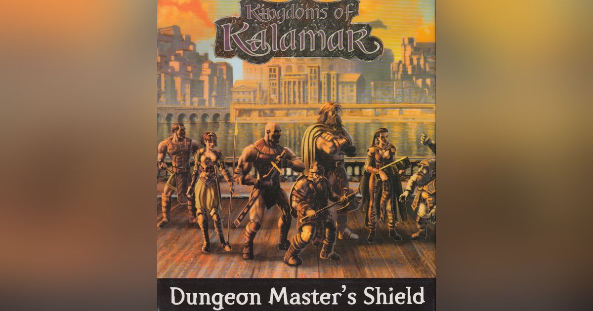 Kingdoms of Kalamar Dungeon Master's Shield | RPG Item | RPGGeek