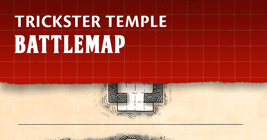 Trickster Temple Battlemap | RPG Item | RPGGeek