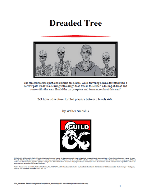 Dreaded Tree | RPG Item | RPGGeek