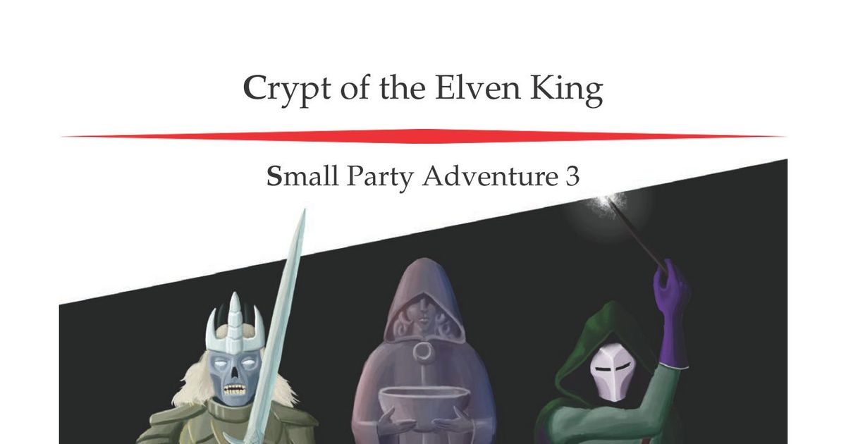 SPA3: Crypt of the Elven King | RPG Item | RPGGeek