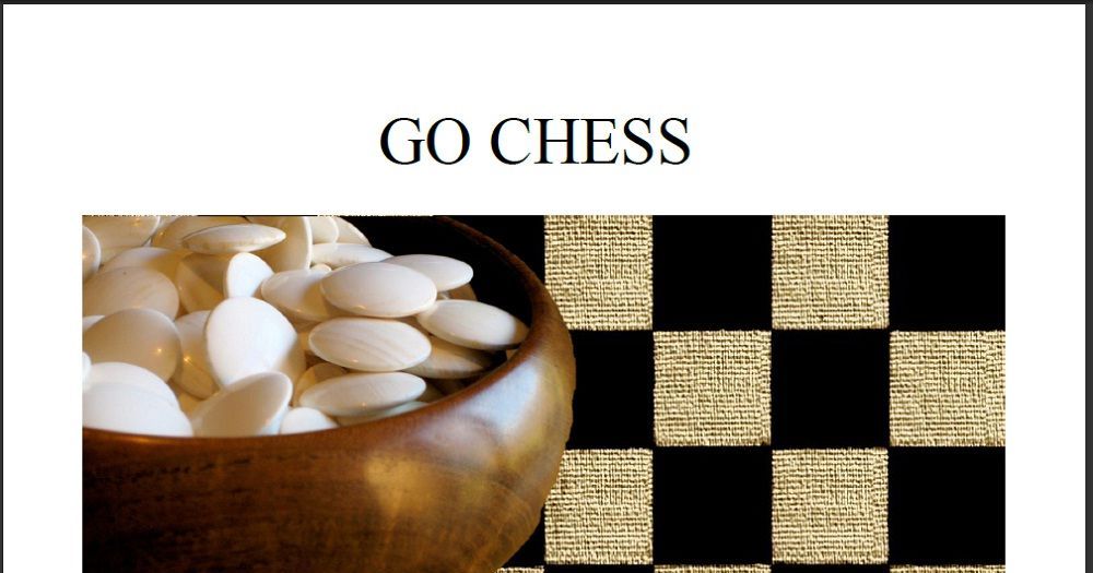 Go Chess | Board Game | BoardGameGeek