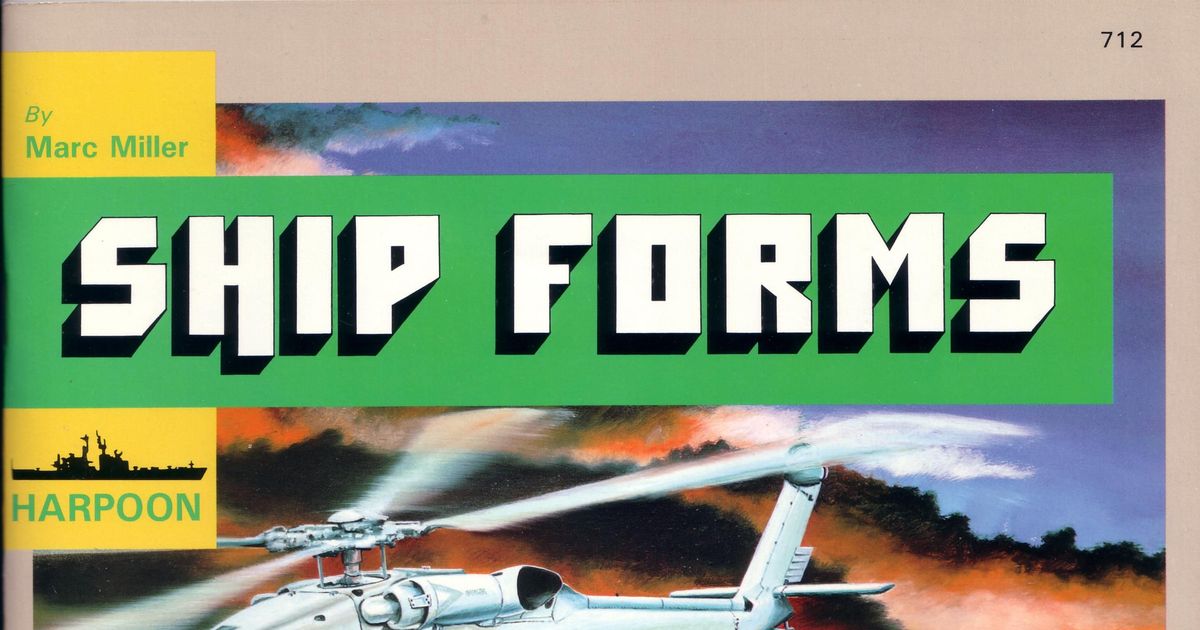 Harpoon: Ship Forms – Ship Data Sheets and Scenarios | Board Game ...