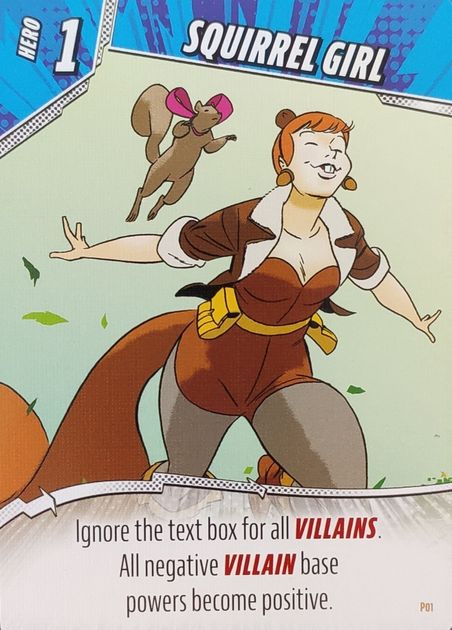 Is this the strongest character? | Marvel: Remix – Squirrel Girl Promo Card