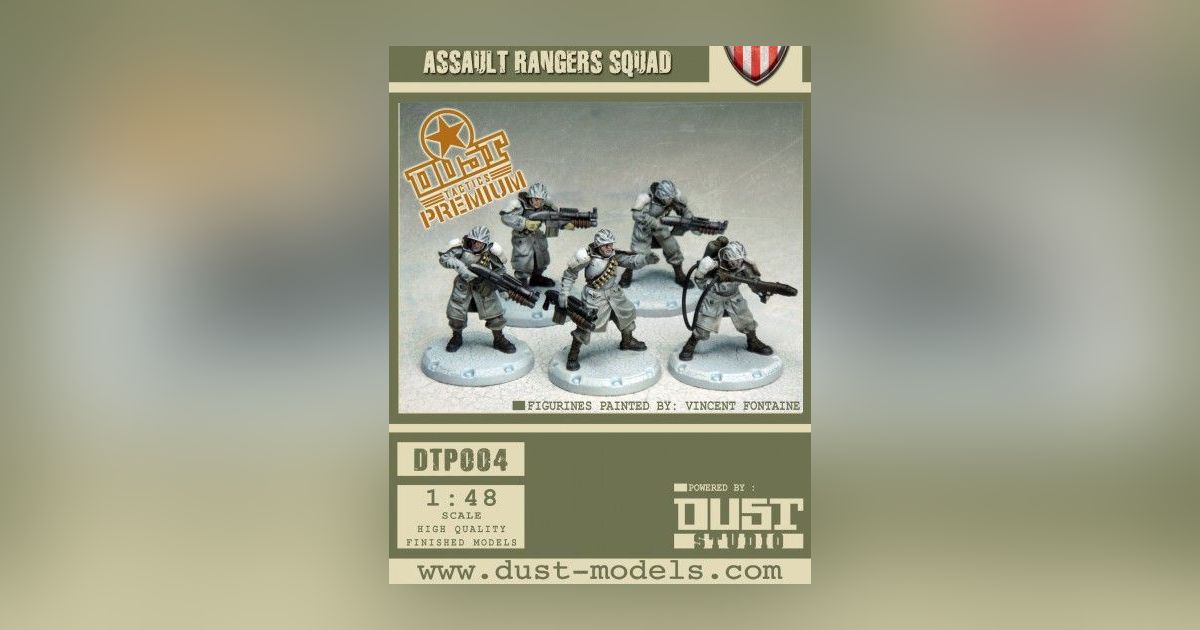 Dust Tactics: Assault Rangers Squad – "BBQ Squad" | Board Game ...