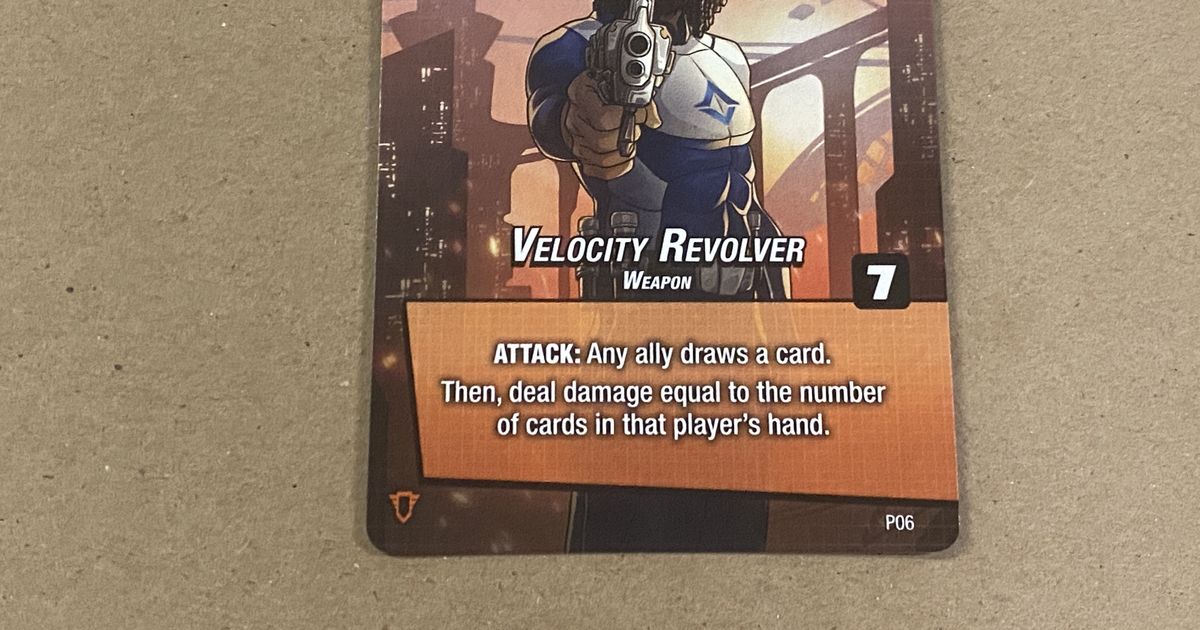Astro Knights: Velocity Revolver Promo Card | Board Game | BoardGameGeek