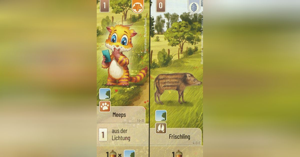 Mischwald: Meeps / Frischling Promo Card | Board Game | BoardGameGeek