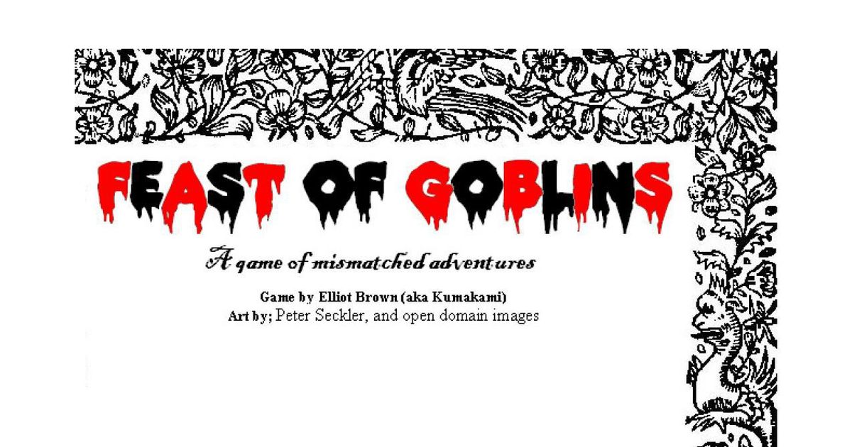 Feast of Goblins | RPG Item | RPGGeek