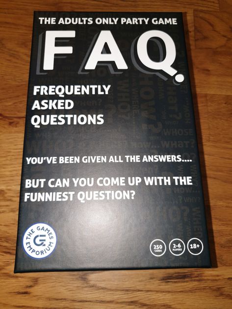 FAQ: Frequently Asked Questions | Board Game | BoardGameGeek