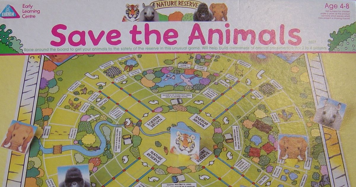 Animals Playing Board Games