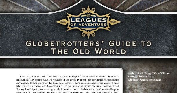 Globetrotters' Guide to the Old World | RPG Item | RPGGeek