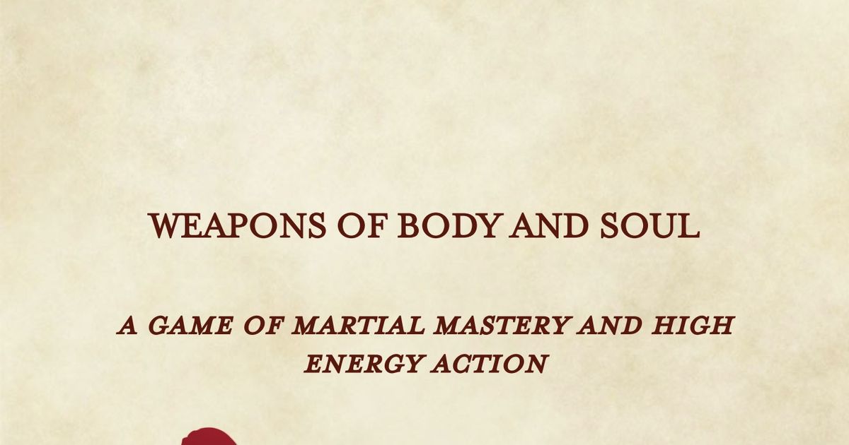 Weapons of Body and Soul | RPG Item | RPGGeek