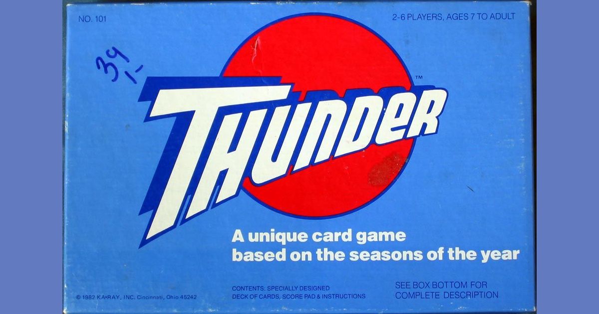 Thunder | Board Game | BoardGameGeek