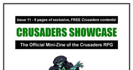 Crusaders Showcase Issue 11 | RPG Item | RPGGeek
