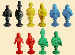 Khronos: Figurines and Linen Cards | Board Game Accessory | BoardGameGeek