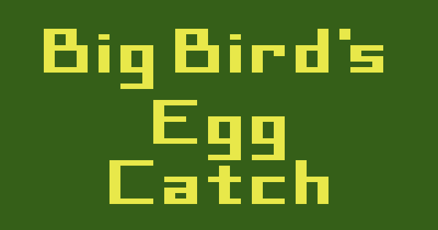 Big Bird's Egg Catch | Video Game | BoardGameGeek