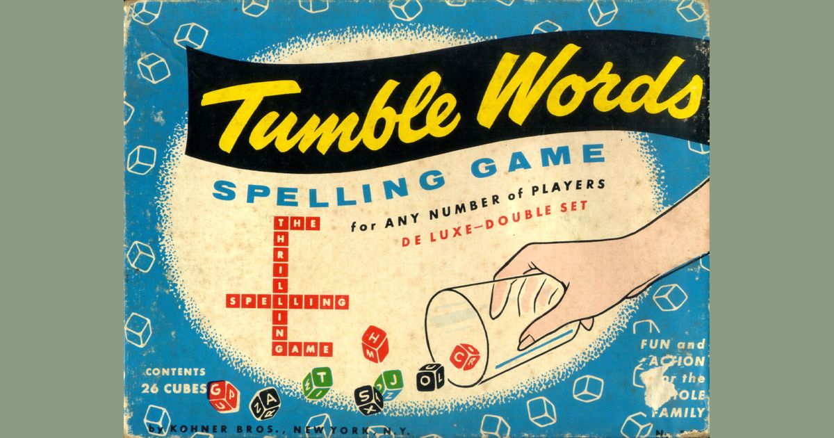 Tumble Words | Board Game | BoardGameGeek
