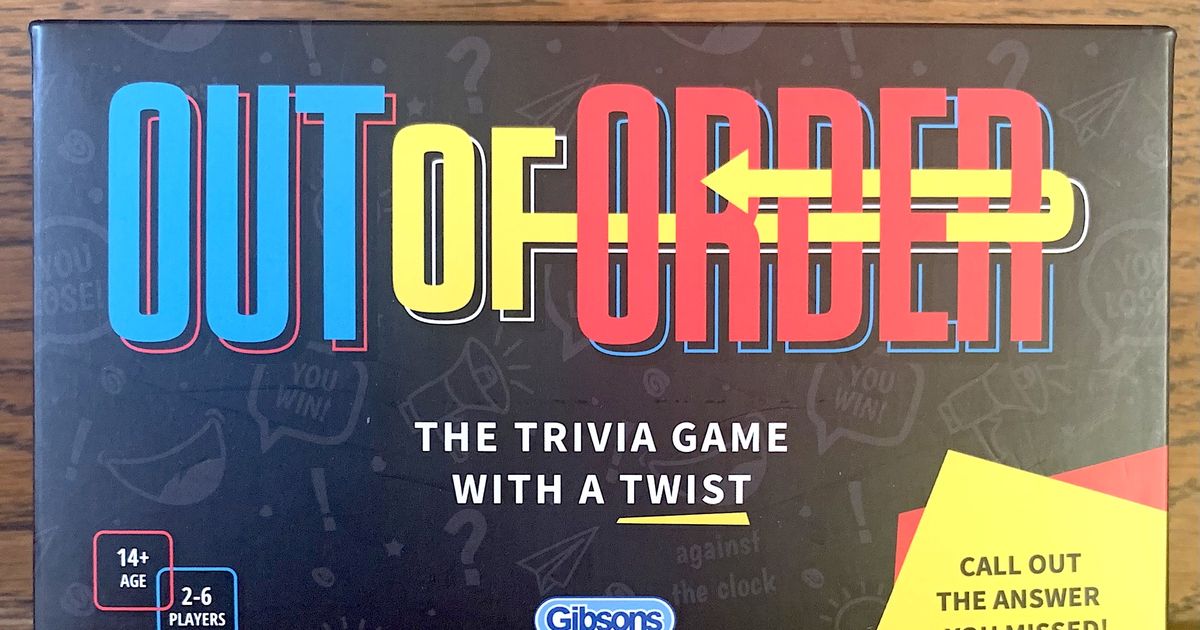 Out of Order | Board Game | BoardGameGeek