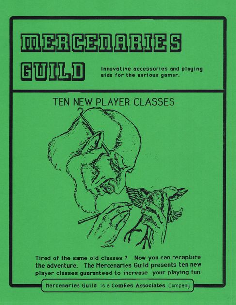Mercenaries Guild: Ten New Player Classes | RPG Item | RPGGeek