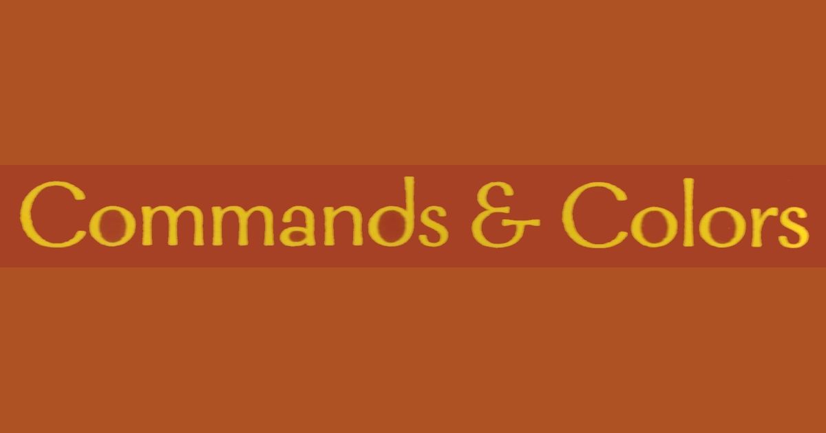 Simple C&C Solo Rules | Series: Commands & Colors