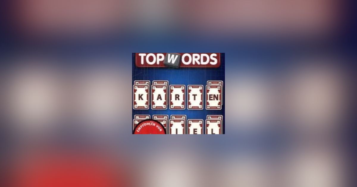 Topwords Kartenspiel | Board Game | BoardGameGeek