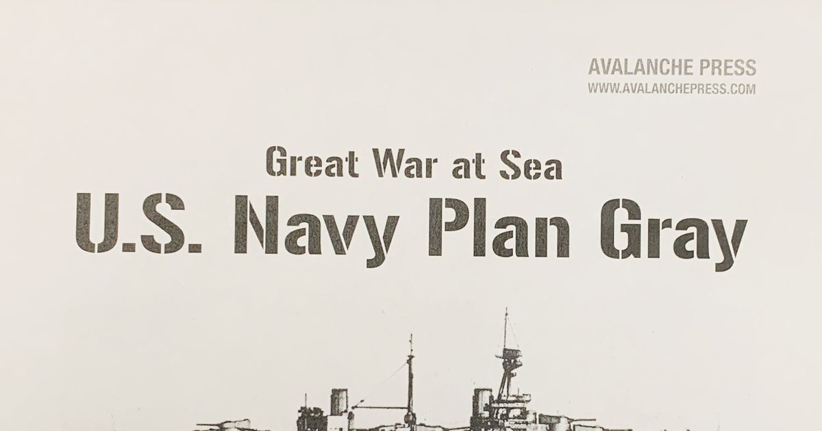 Great War at Sea: U.S. Navy Plan Gray | Board Game | BoardGameGeek