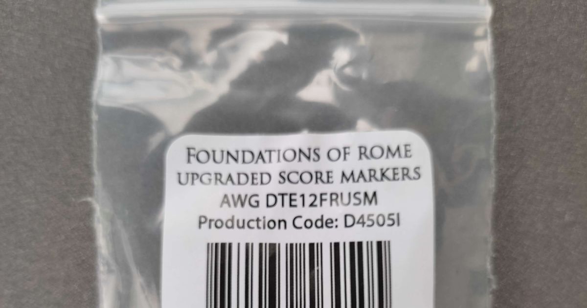 Foundations of Rome: Upgraded Score Markers | Board Game Accessory ...