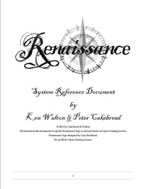 Renaissance System Reference Document | Renaissance System Reference ...