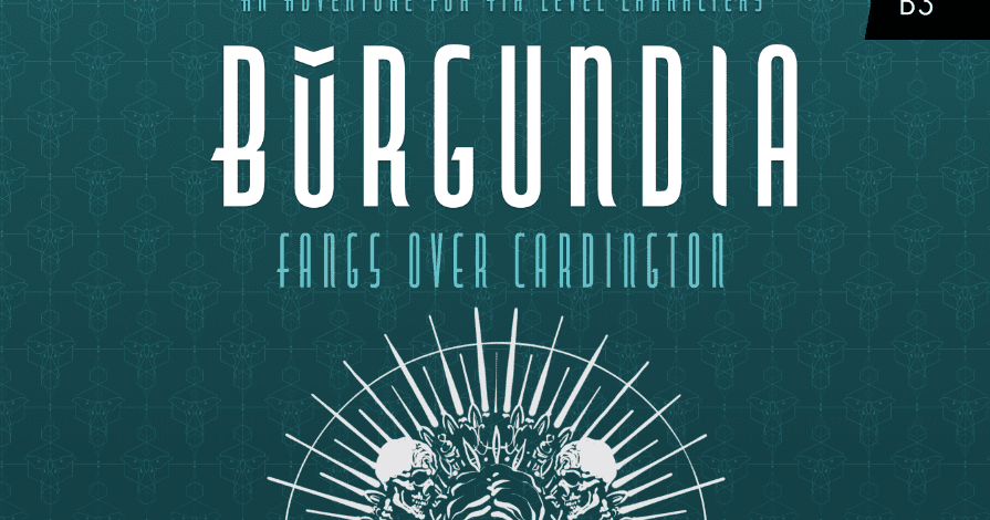 Fangs Over Cardington | RPG Item | BoardGameGeek