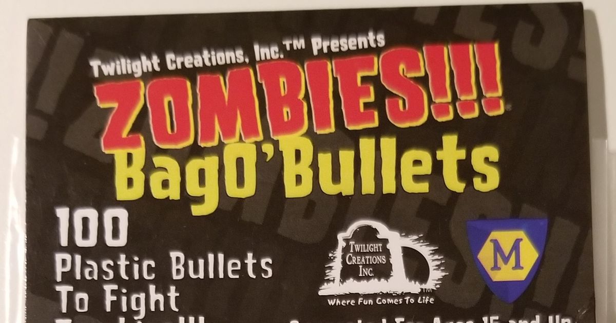Zombies!!!: Bag o' Bullets!!! | Board Game Accessory | BoardGameGeek