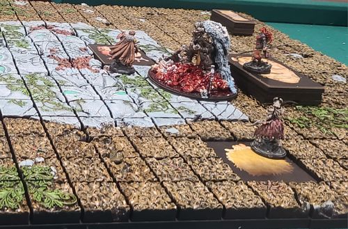 Should I glue my ultimate showdown board to the grid. | Kingdom Death ...