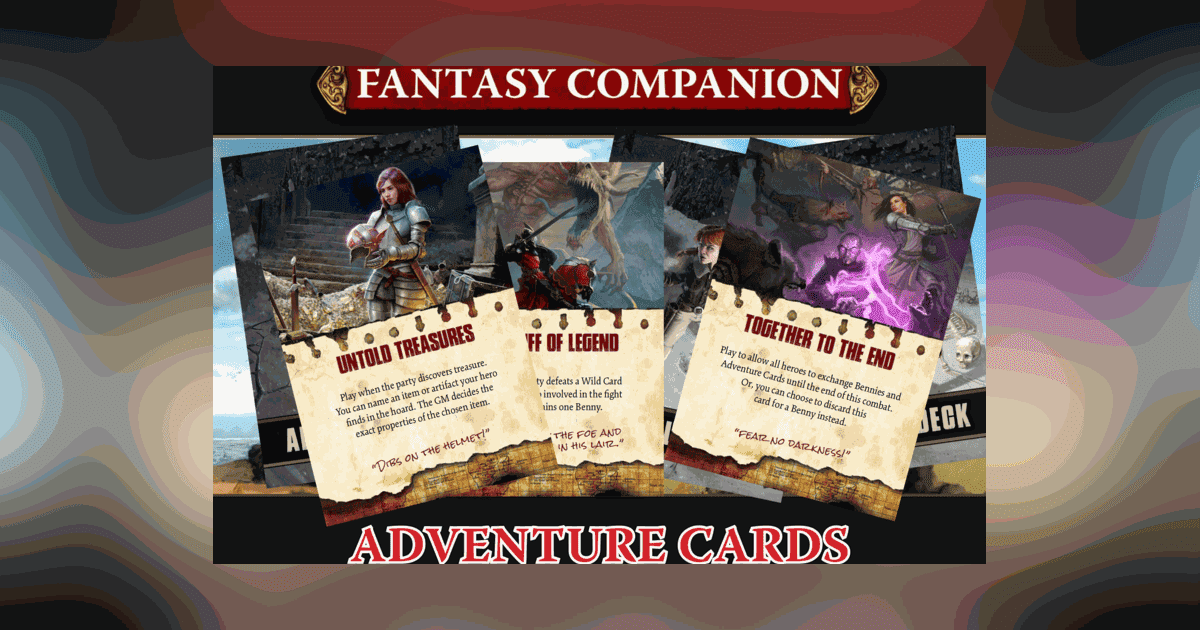Fantasy Companion Adventure Deck Cards | RPG Item | RPGGeek