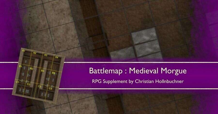 Battlemap: Medieval Morgue (II) | RPG Item | RPGGeek