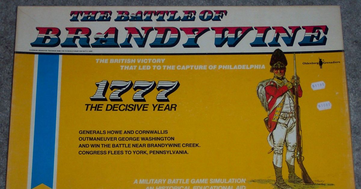 The Battle of Brandywine | Board Game | BoardGameGeek