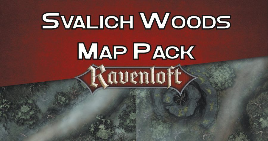 Svalich Woods Map Pack | RPG Item | RPGGeek