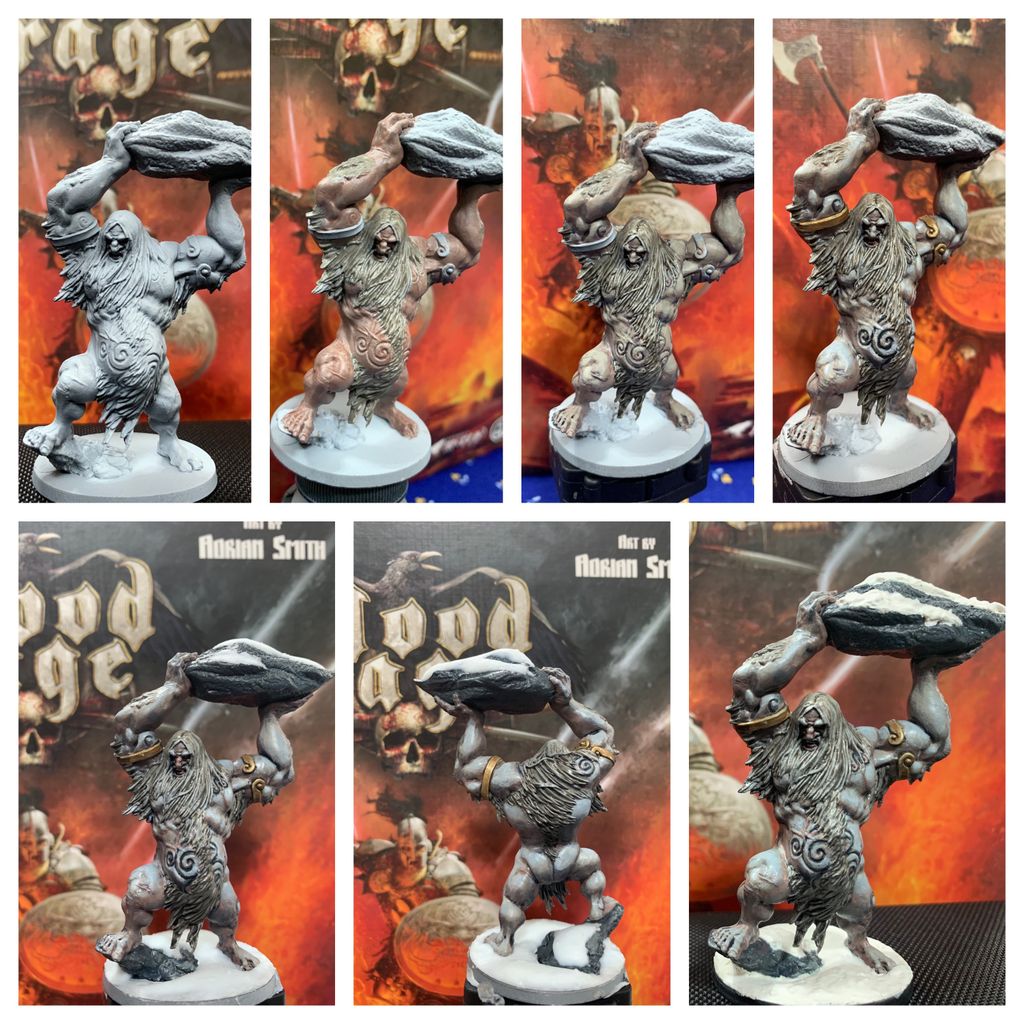 Painting Blood Rage Monsters | Blood Rage