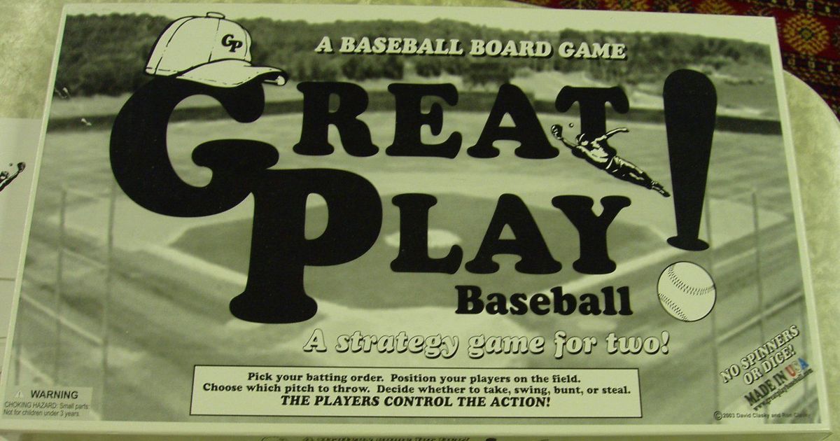 Great Play Baseball | Board Game | BoardGameGeek