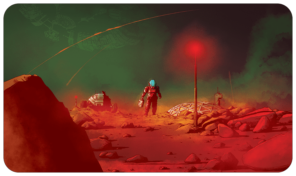 On Mars: Playmat | Board Game Accessory | BoardGameGeek