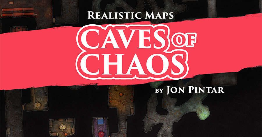 Realistic Maps: Caves of Chaos | RPG Item | RPGGeek