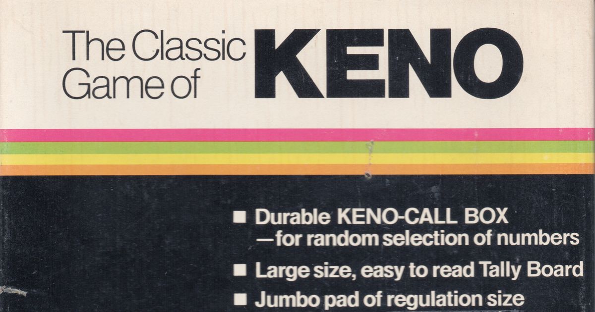 Keno | Board Game | BoardGameGeek