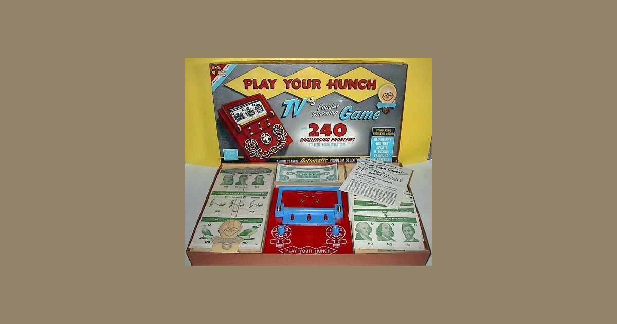 Play Your Hunch | Board Game | BoardGameGeek