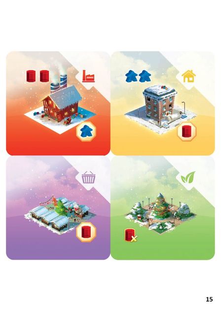 Quadropolis: Christmas Tiles | Board Game Accessory | BoardGameGeek