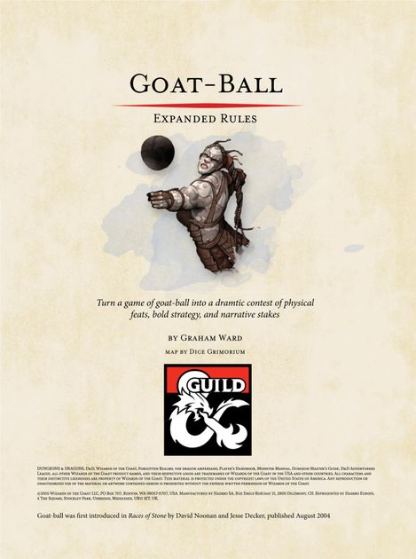 Goat-Ball Expanded Rules | RPG Item | RPGGeek