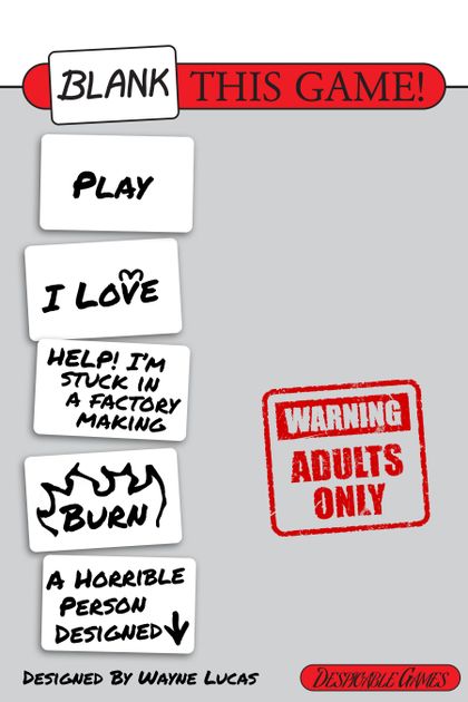 No Blank Left Behind | Board Game | BoardGameGeek