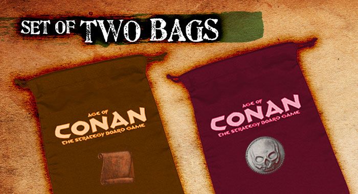 Age of Conan: Cloth Bags | Board Game Accessory | BoardGameGeek