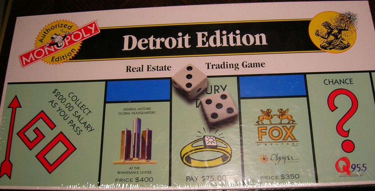 Monopoly: Detroit | Board Game | BoardGameGeek