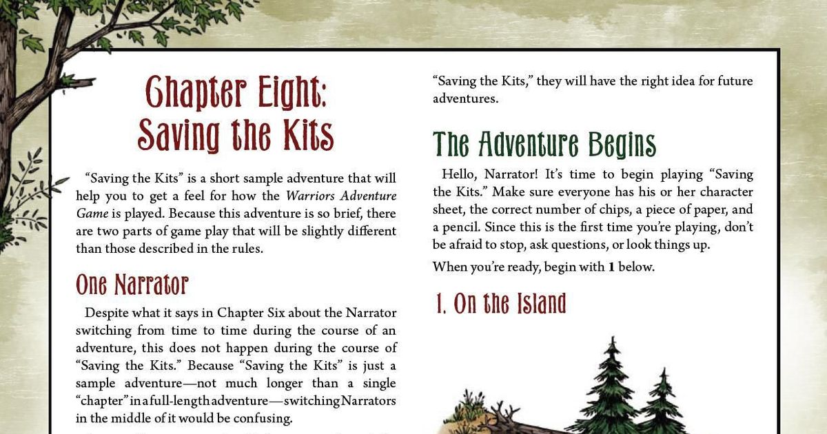 Saving the Kits | RPG Item | BoardGameGeek