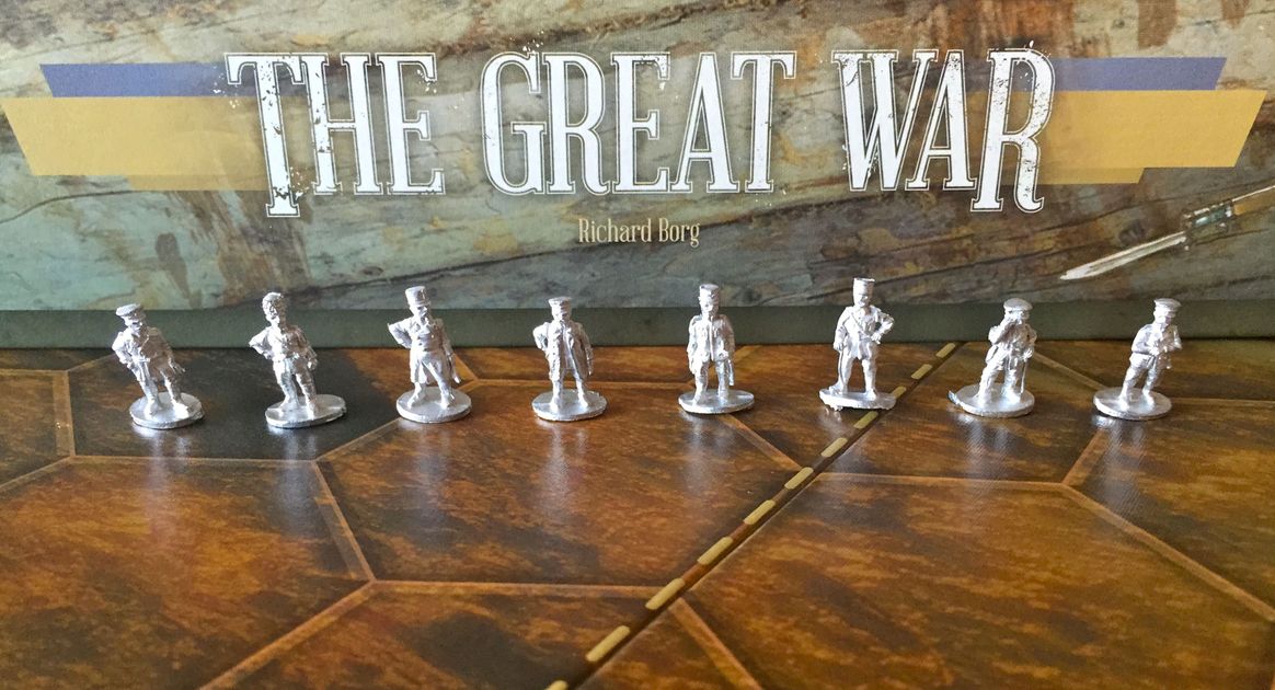 The Great War: Metal General Figures | Board Game Accessory | BoardGameGeek