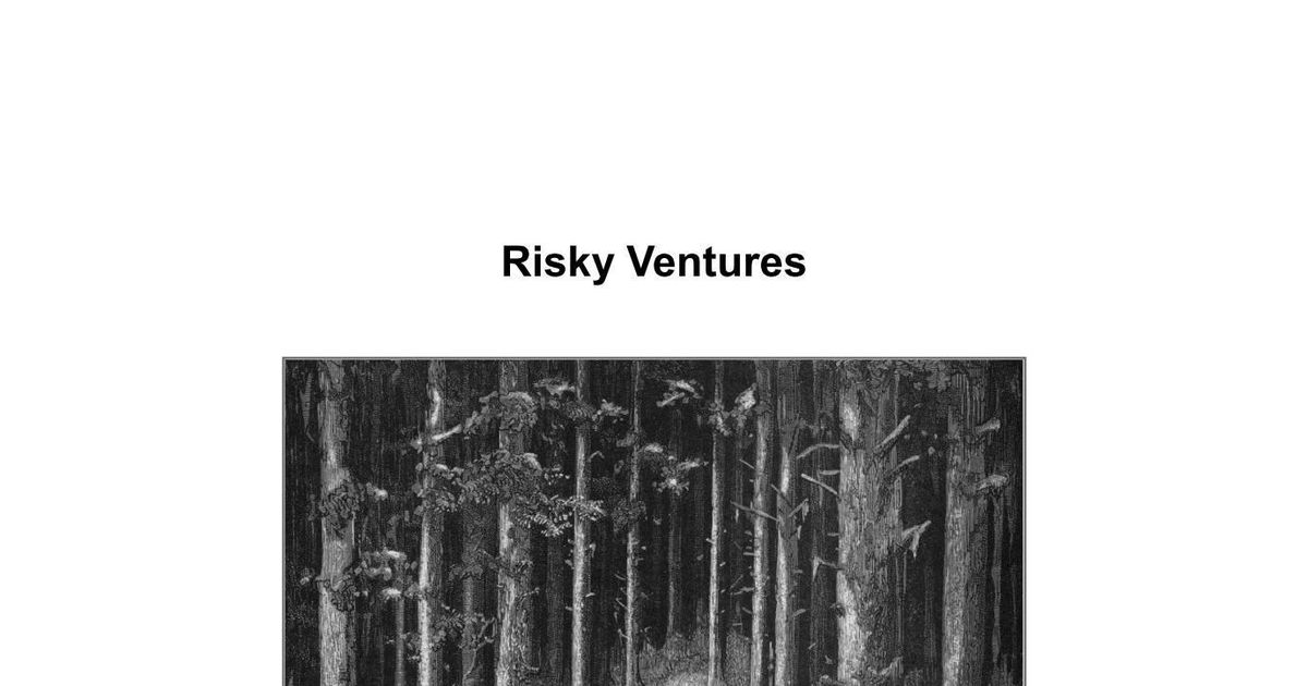 Risky Ventures | RPG Item | BoardGameGeek