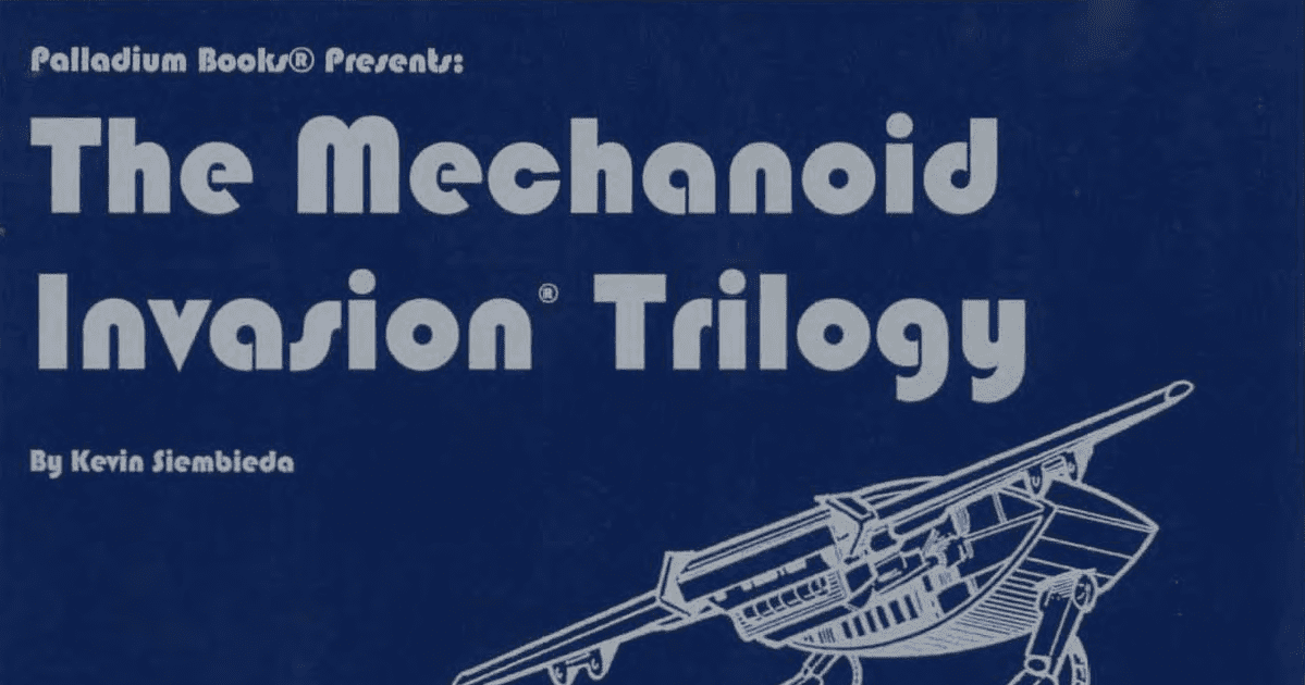 The Mechanoid Invasion Trilogy | RPG Item | RPGGeek